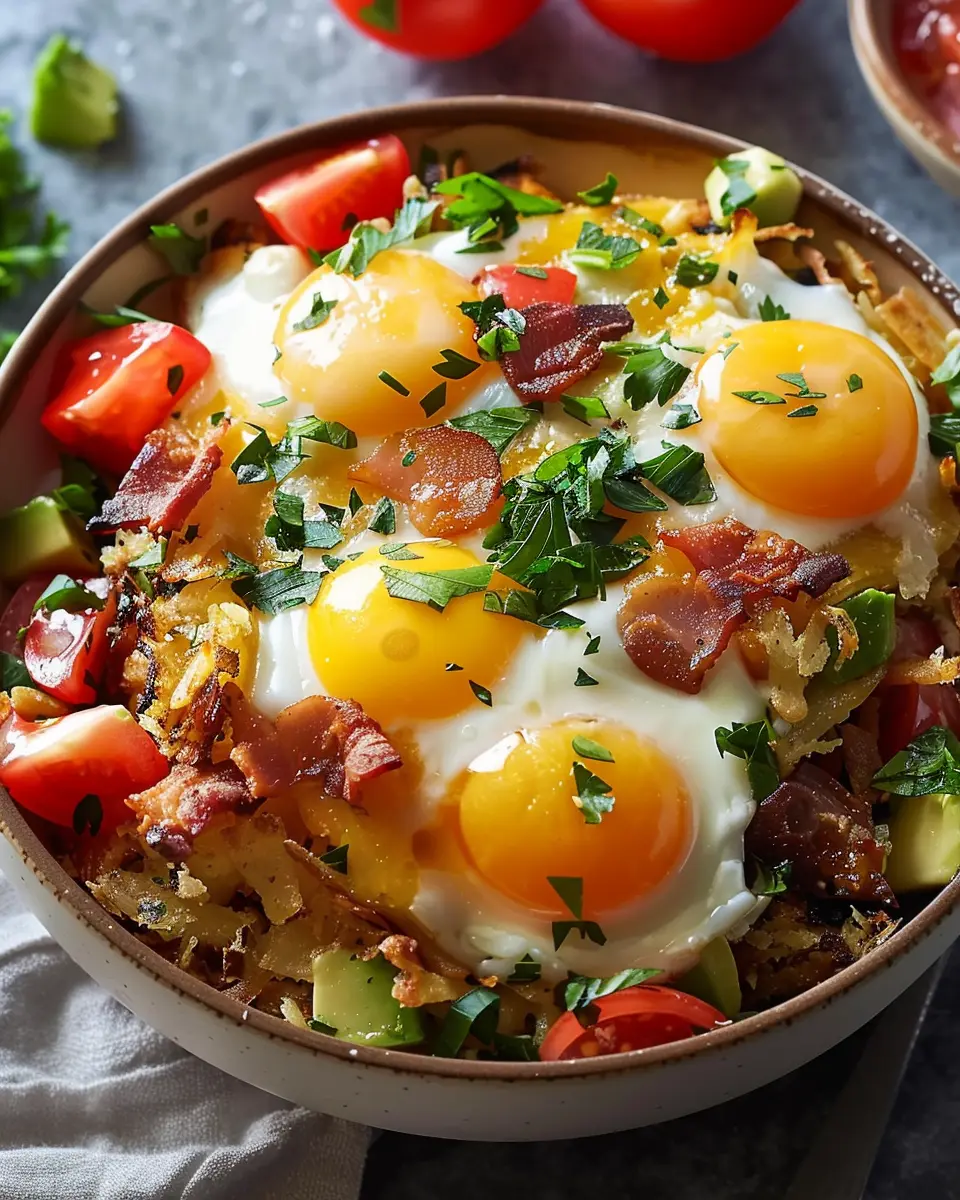 Hash Brown Breakfast Bowls