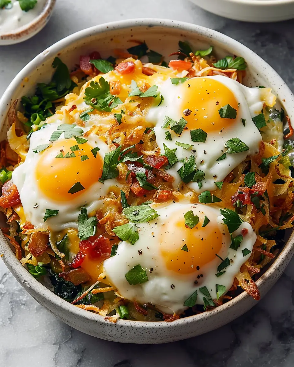 Hash Brown Breakfast Bowls