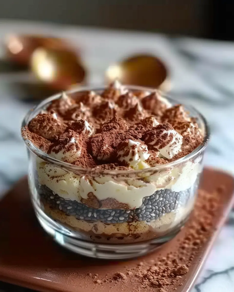 Tiramisu Chia Pudding